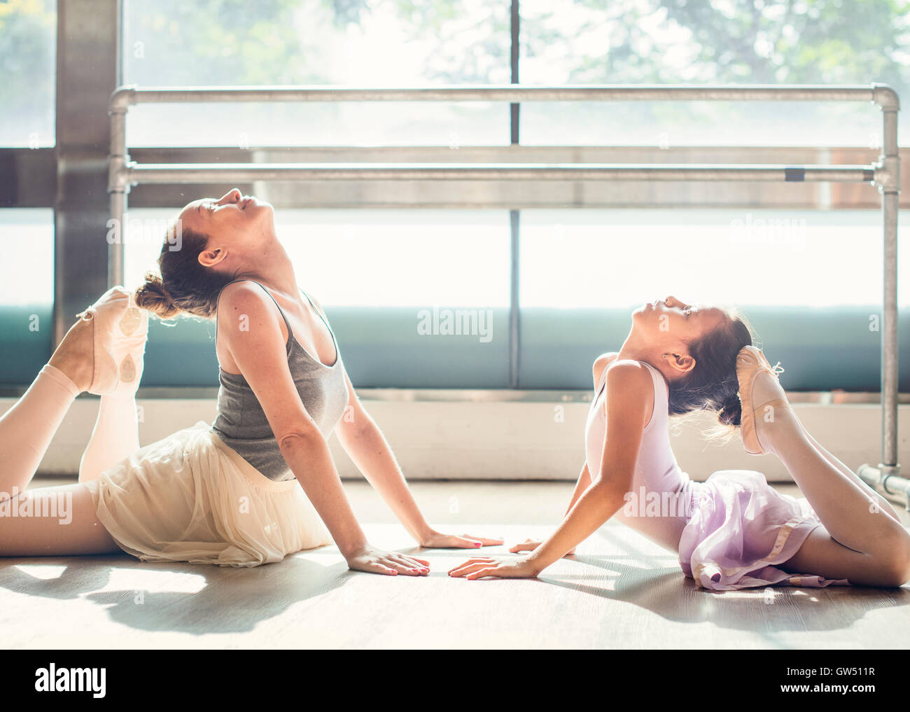 Ballet Ballerina Balance Posing Stretching Grace Concept Stock Photo ...