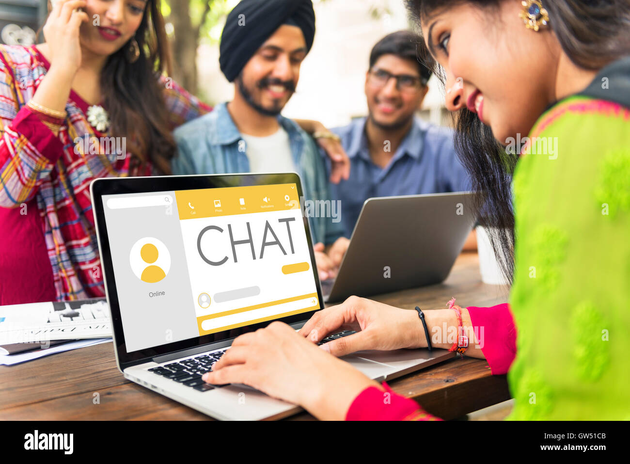 Indian college friends study hi-res stock photography and images - Alamy