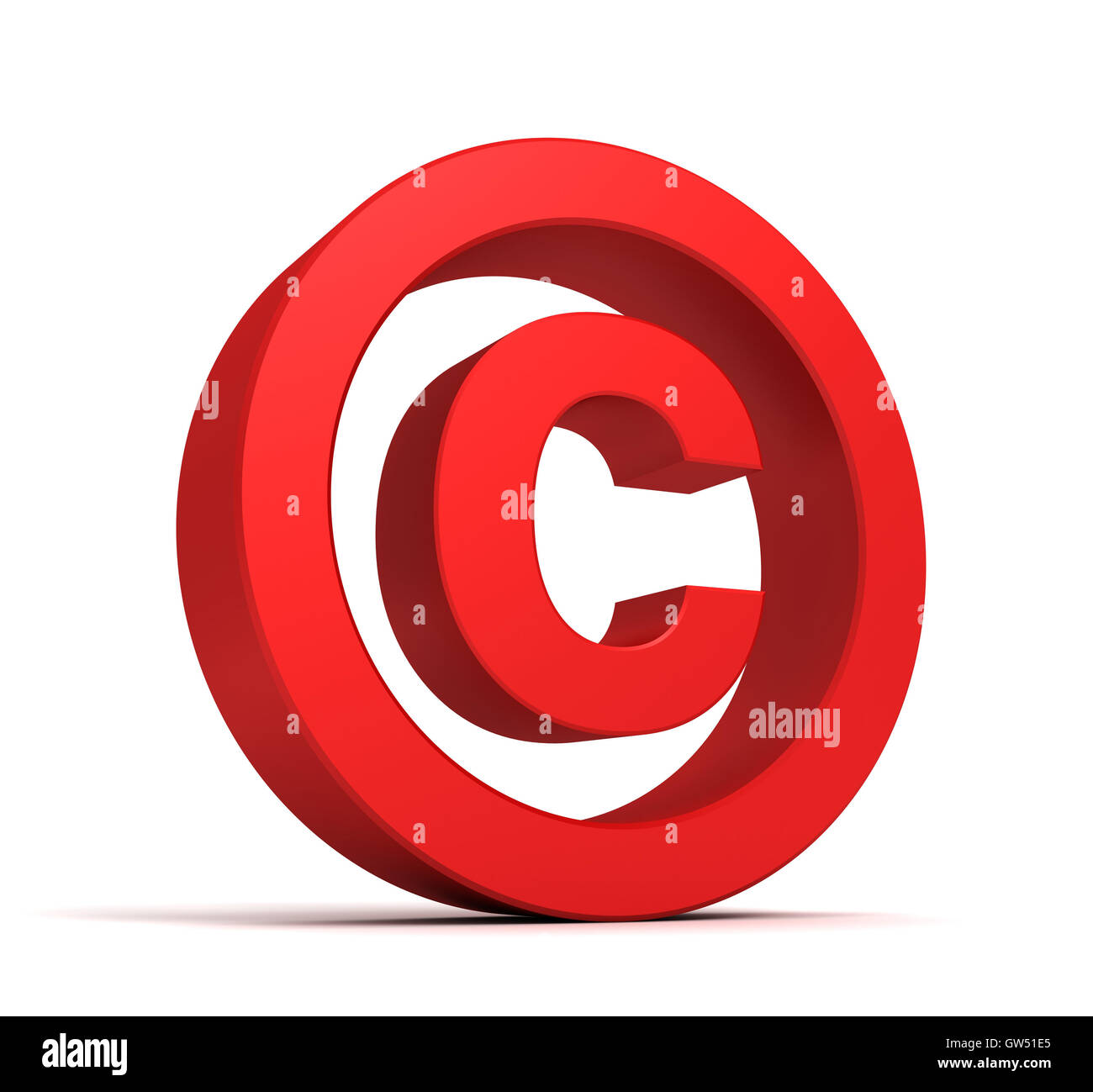 copyright symbol concept 3d illustration Stock Photo - Alamy