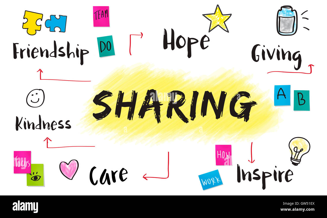 Charity Community Share Help Concept Stock Photo - Alamy