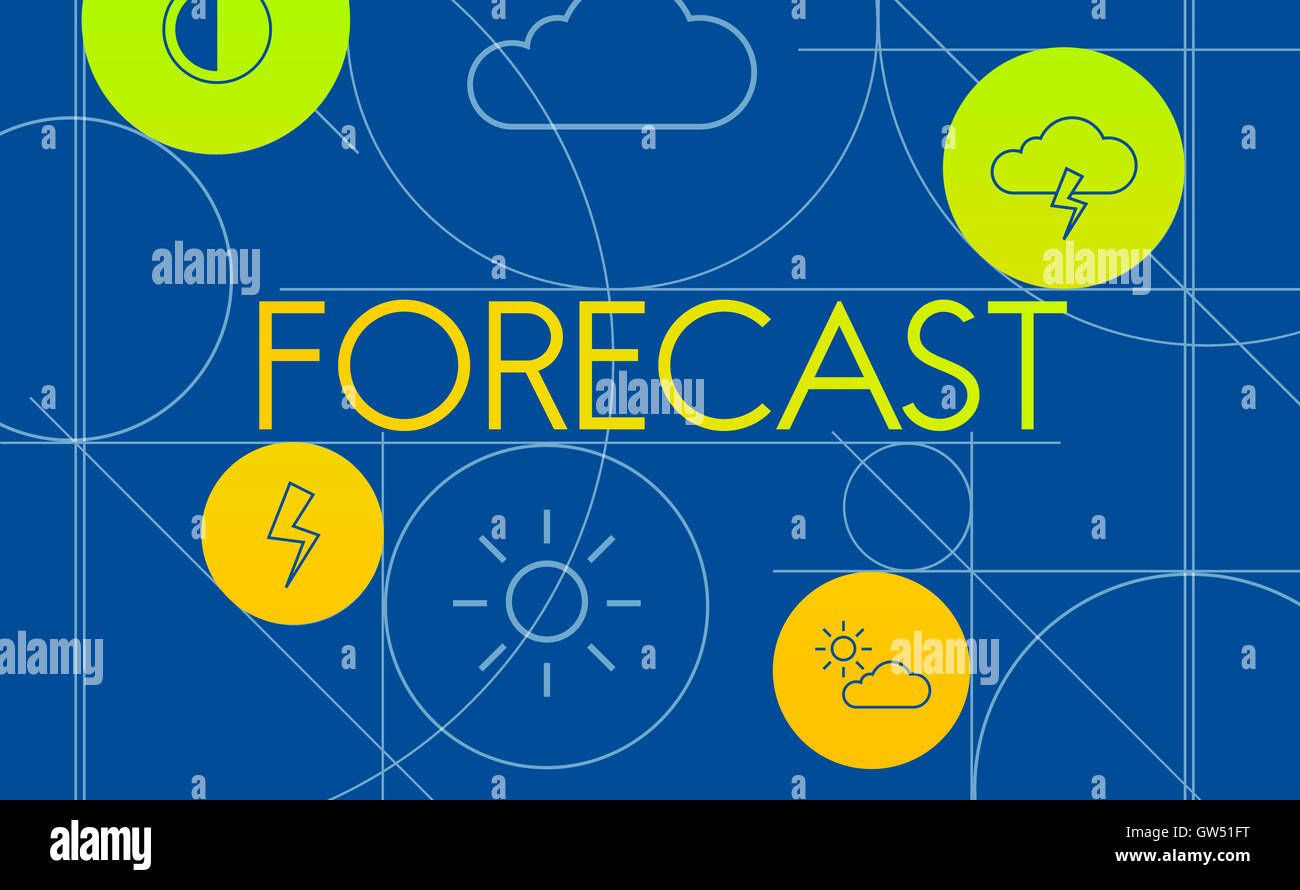 Forecast Season Temperature Cloud Graphic Concept Stock Photo - Alamy