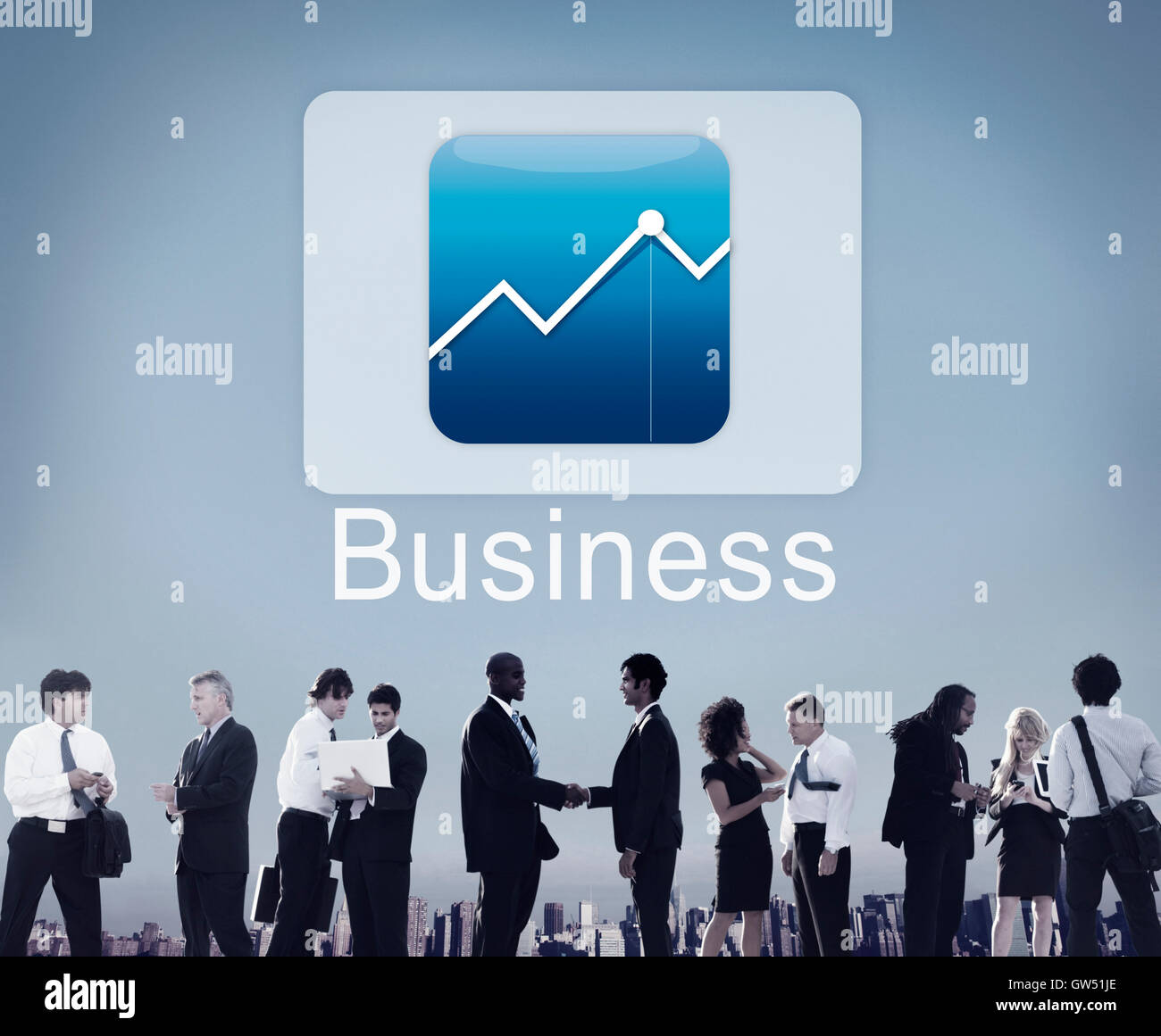 Application Business Communication Graphic Concept Stock Photo - Alamy