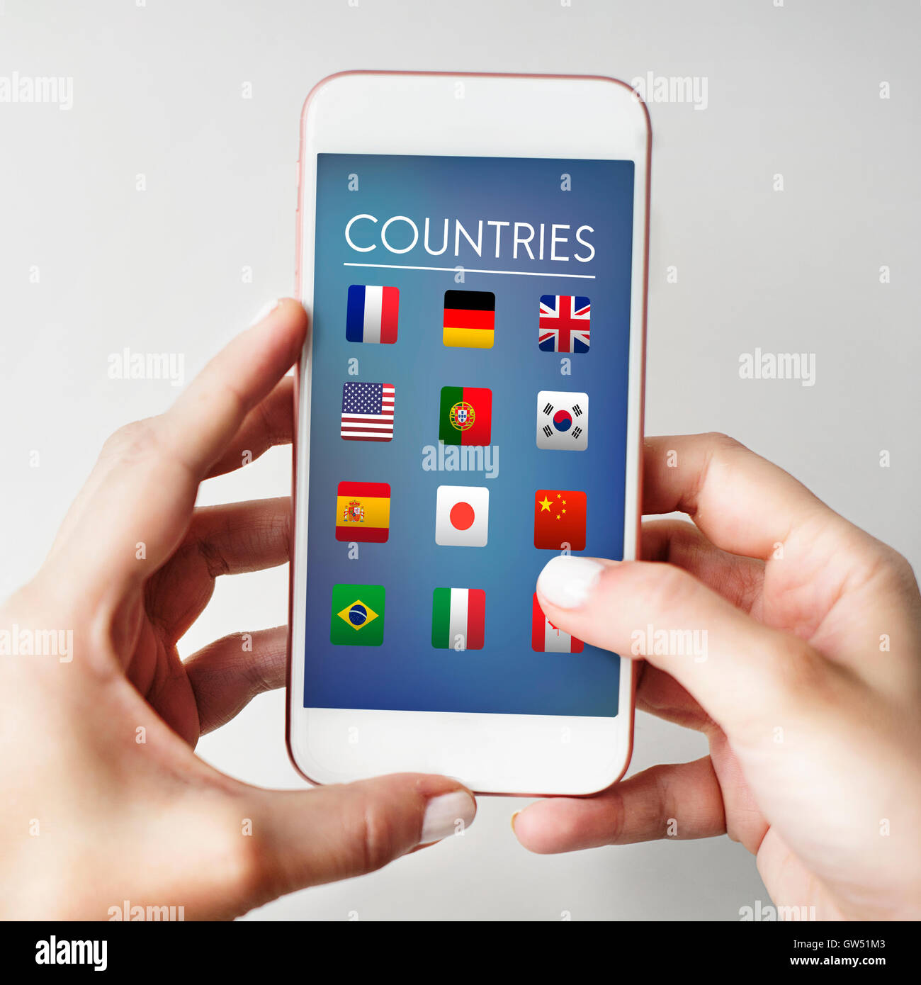Flag Countries Foreign International Symbol Concept Stock Photo - Alamy