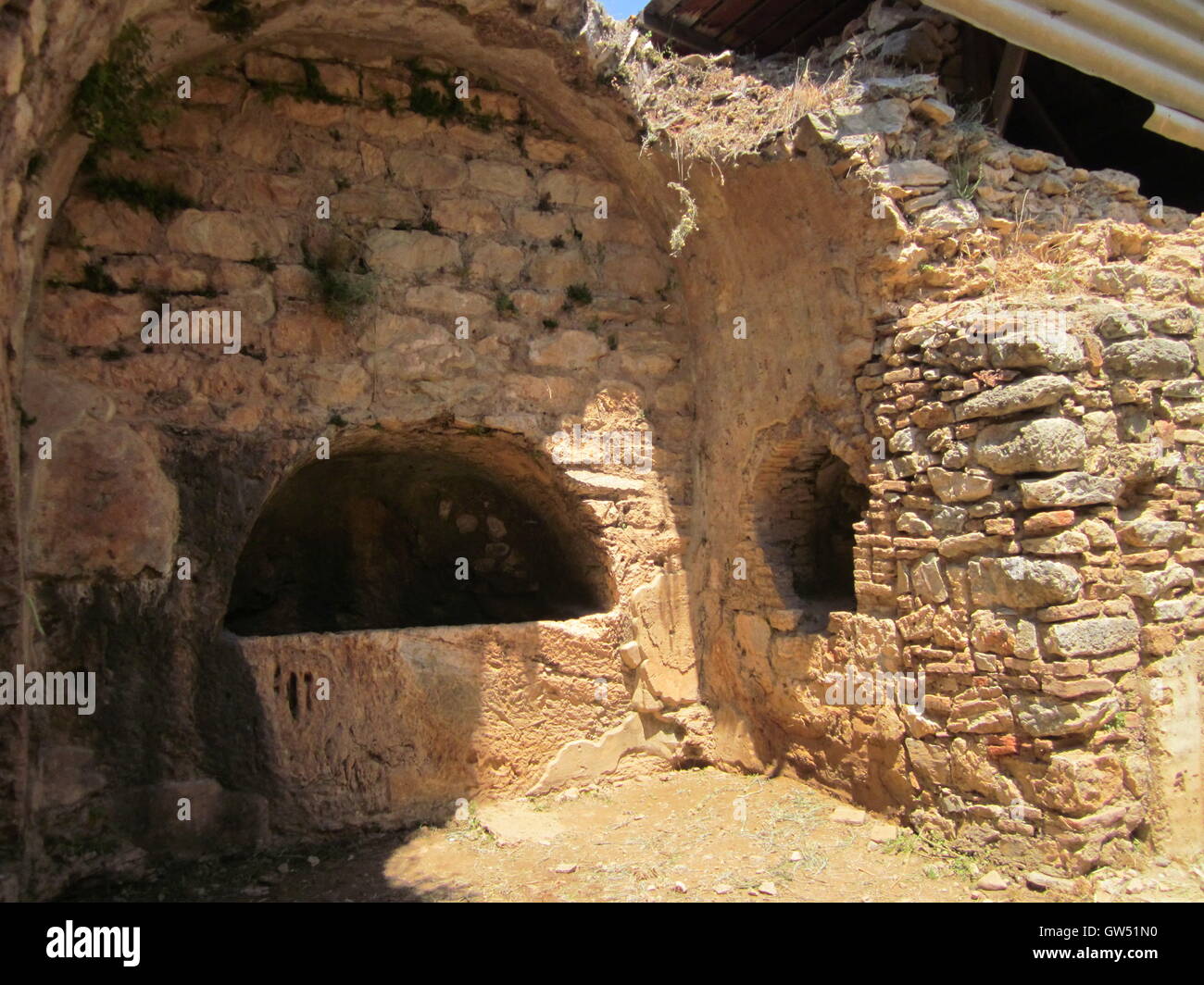 The Seven Sleepers ( "companions of the cave") of Ephesus, Turkey Stock ...
