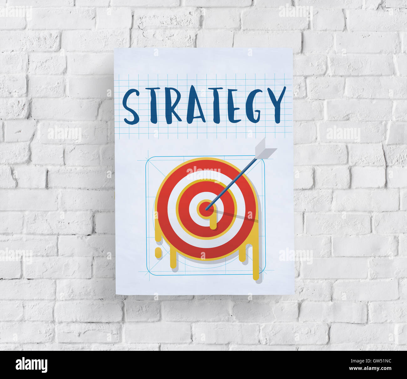 Plan Strategy Target Aim Success Concept Stock Photo - Alamy