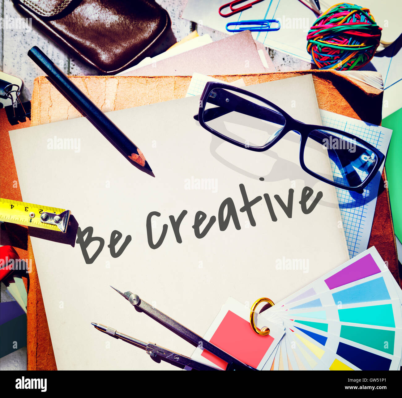 Be Creative Ideas Imagination Creativity Design Concept Stock Photo - Alamy