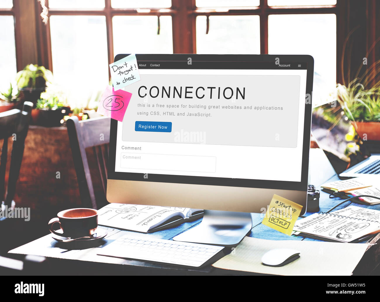 Connection Correspondence Networking Relation Concept Stock Photo - Alamy