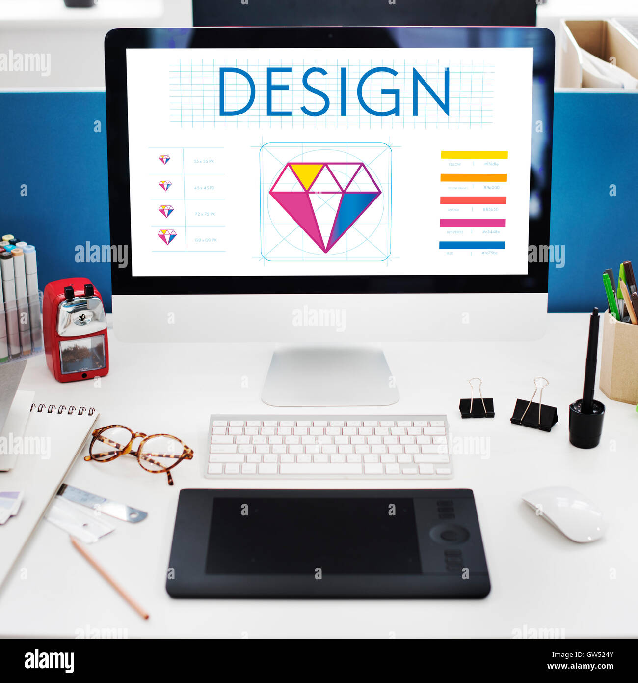Graphic design tools designer hi-res stock photography and images - Alamy