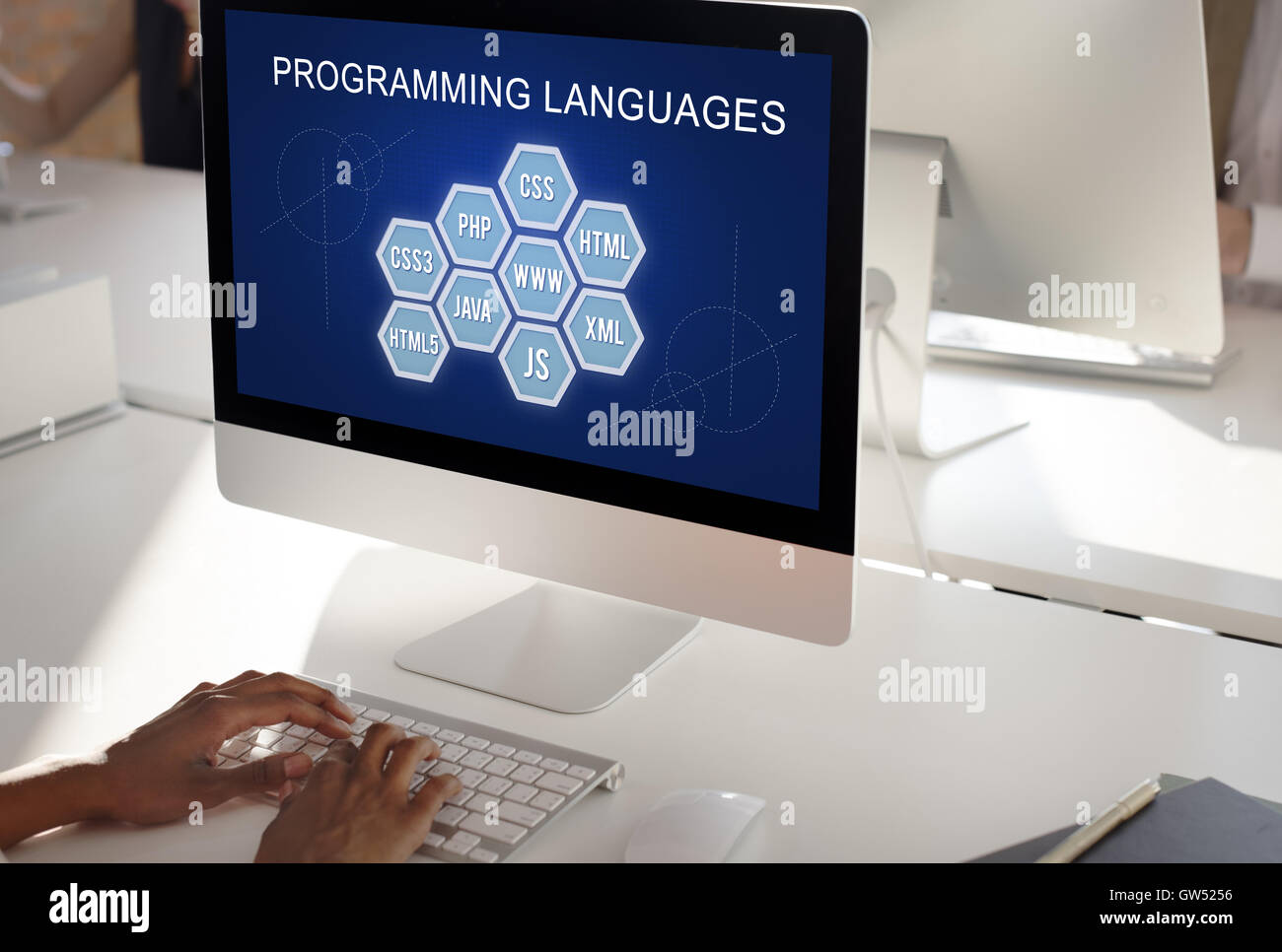 Programming Language Coding Developer Software Concept Stock Photo - Alamy