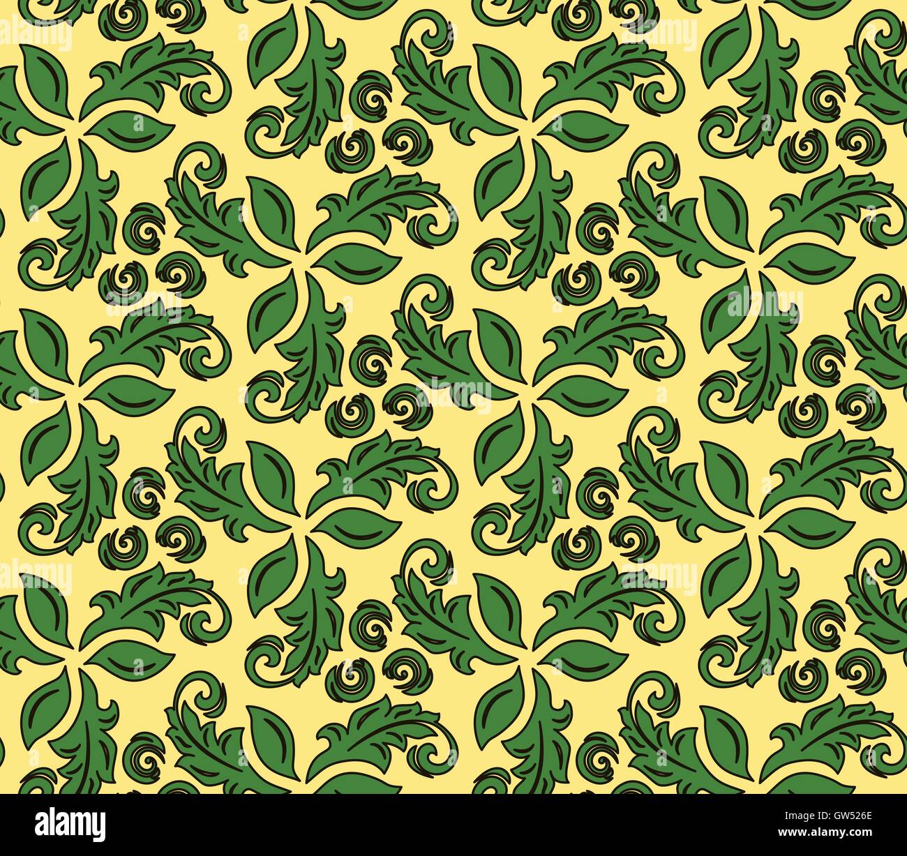 Floral Fine Seamless Vector Pattern Stock Vector Image & Art - Alamy