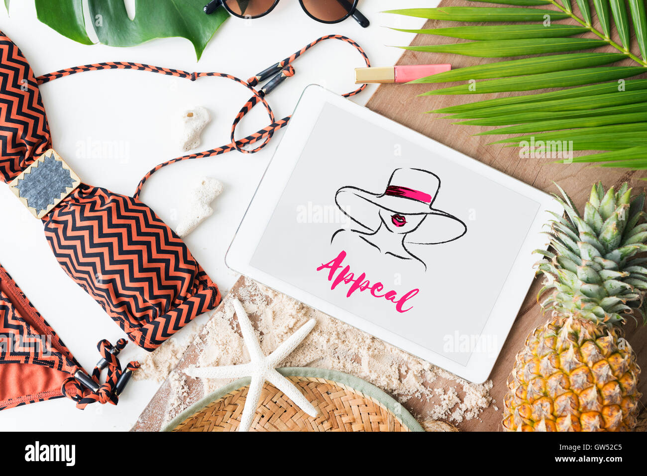 Appeal Attraction Beauty Fashion Vogue Graphic Concept Stock Photo - Alamy