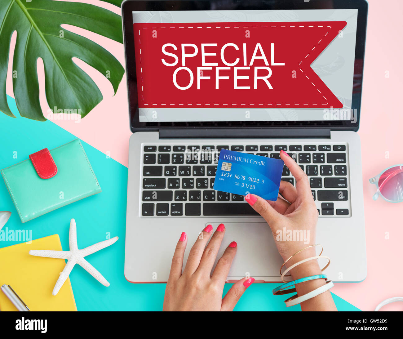 Sale Discount Promotion Special Offer Graphic Concept Stock Photo - Alamy