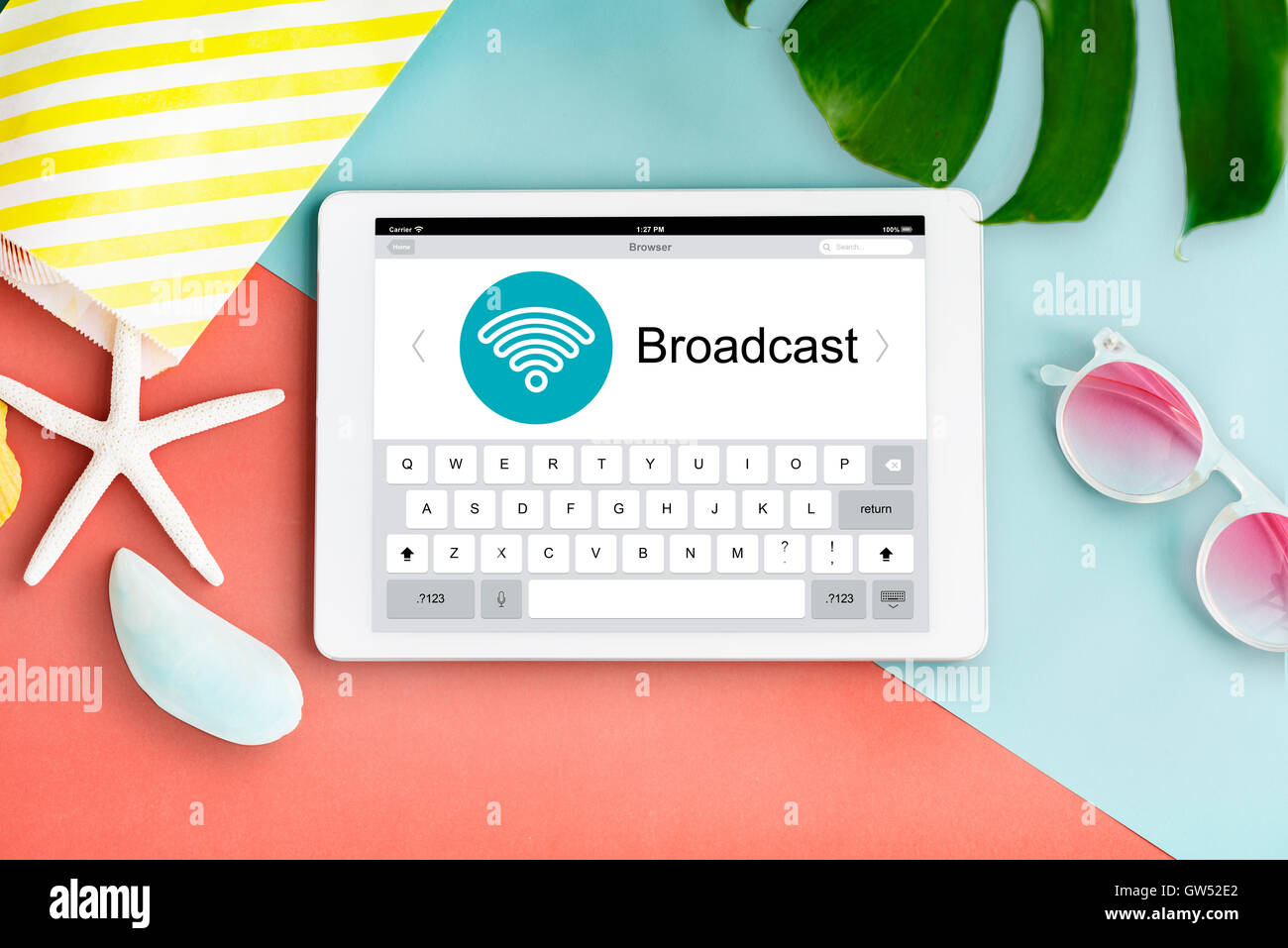 Connecting Internet Network Wifi Concept Stock Photo - Alamy