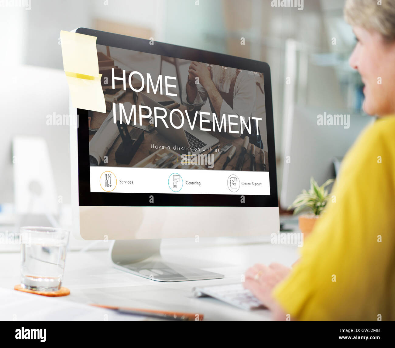 Home improvement icon hi-res stock photography and images - Alamy
