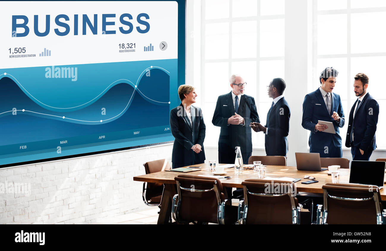 Business Analysis Chart Data Graphic Concept Stock Photo - Alamy