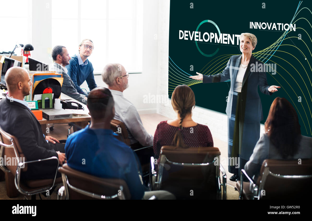 Technology Connect Development Network Process Concept Stock Photo - Alamy