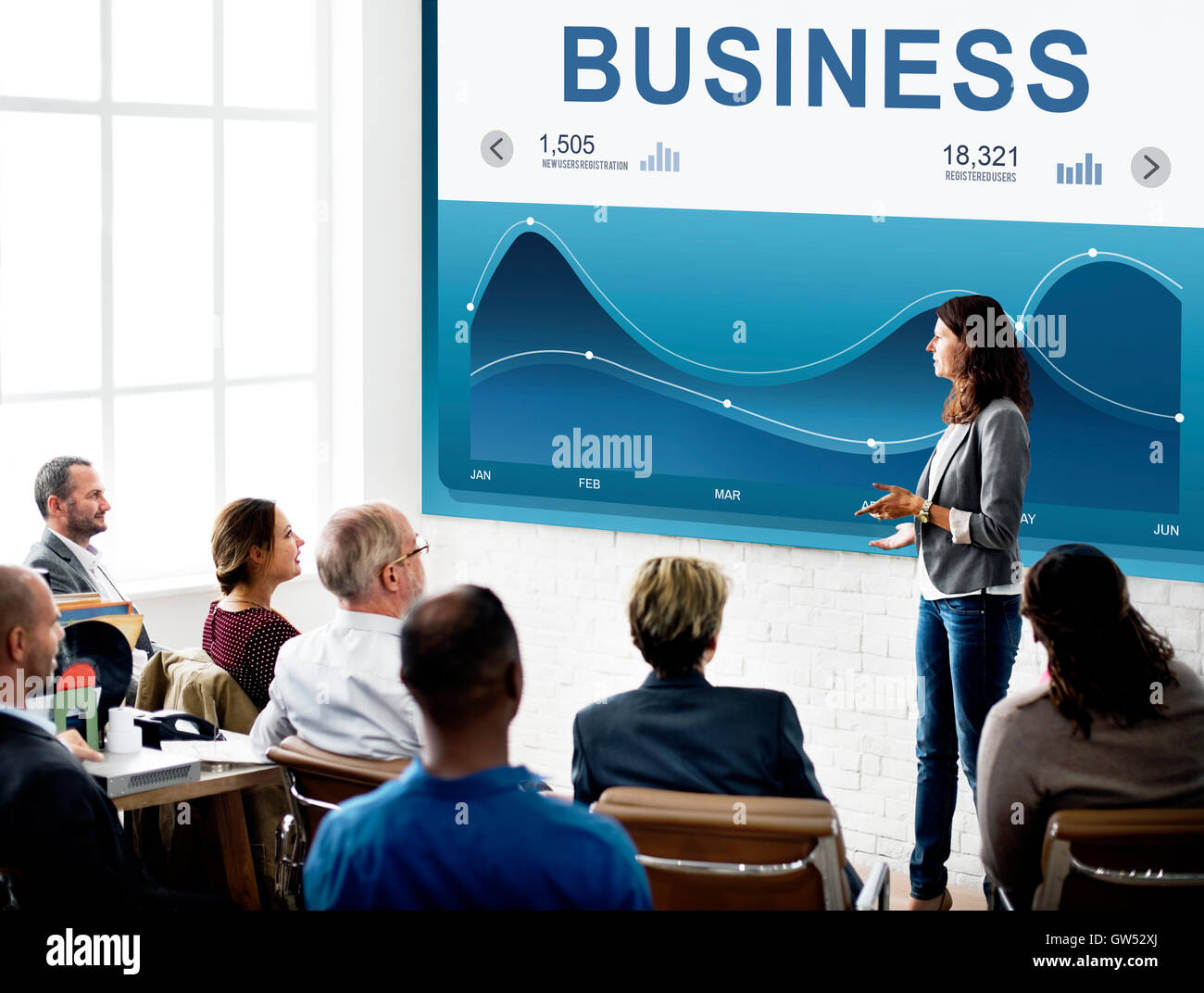 Business Analysis Chart Data Graphic Concept Stock Photo - Alamy