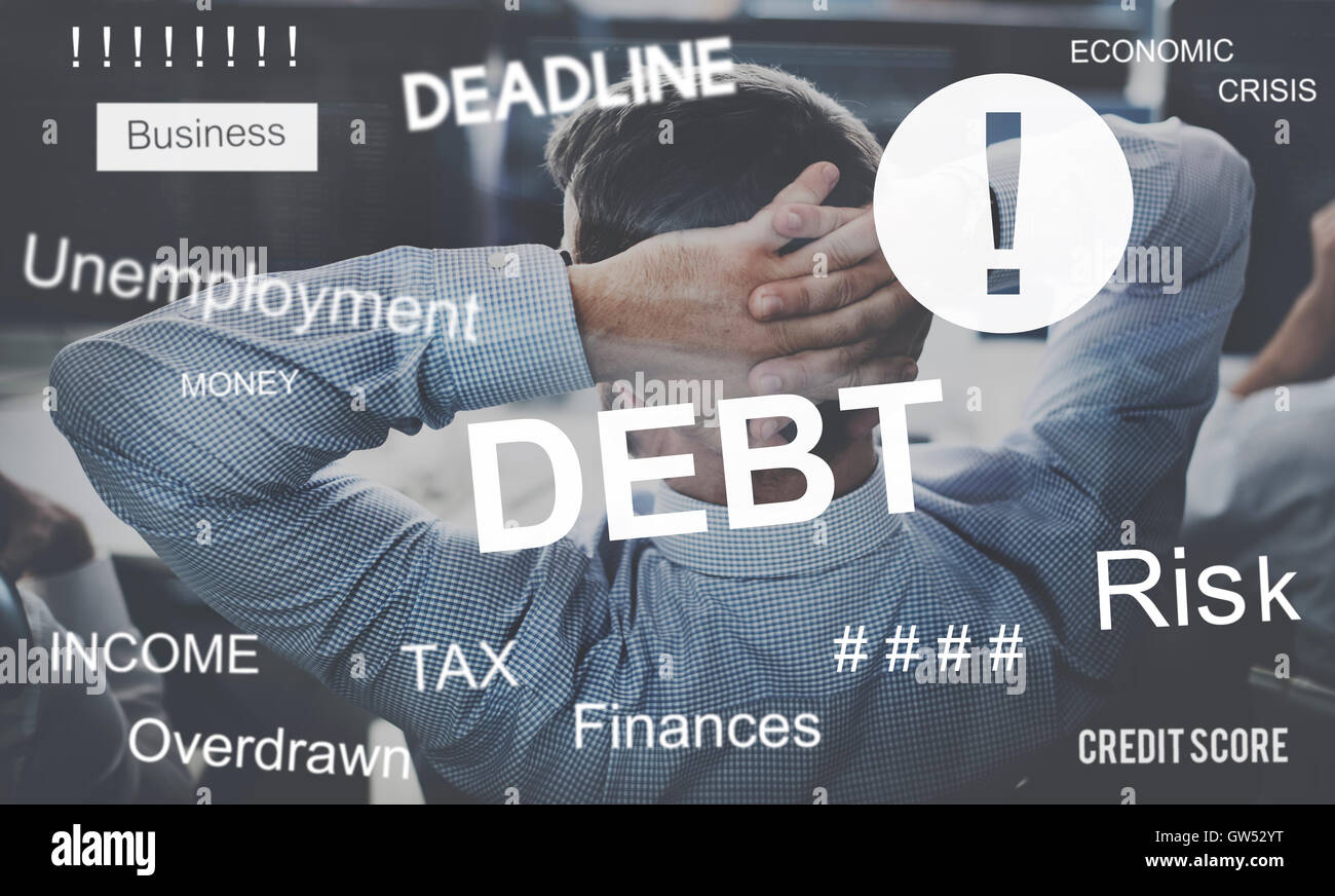 Business Problem Concern Worried Graphic Concept Stock Photo - Alamy