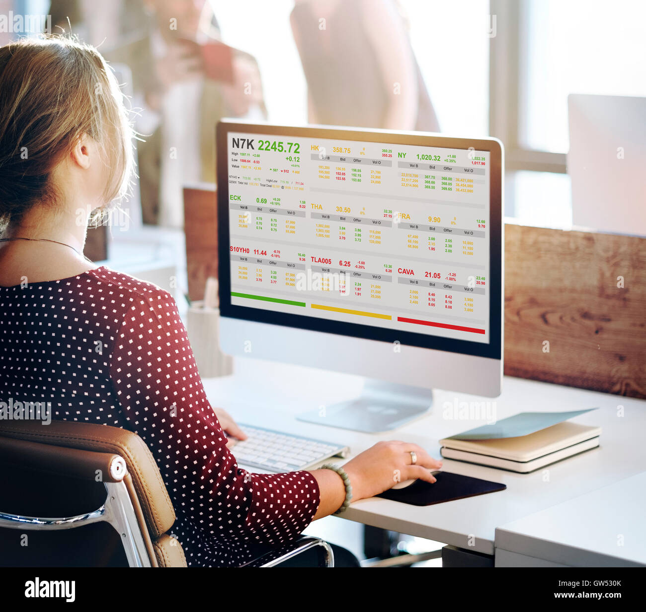 Stock Exchange Trading Forex Finance Graphic Concept Stock Photo - Alamy