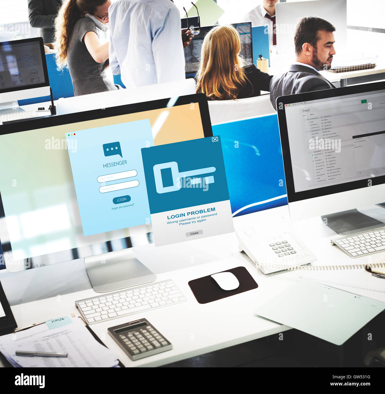 Security Register Account Apply Concept Stock Photo - Alamy