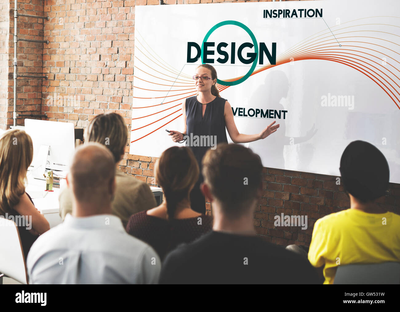 Inspiration Development Design Creative Thinking Concept Stock Photo ...