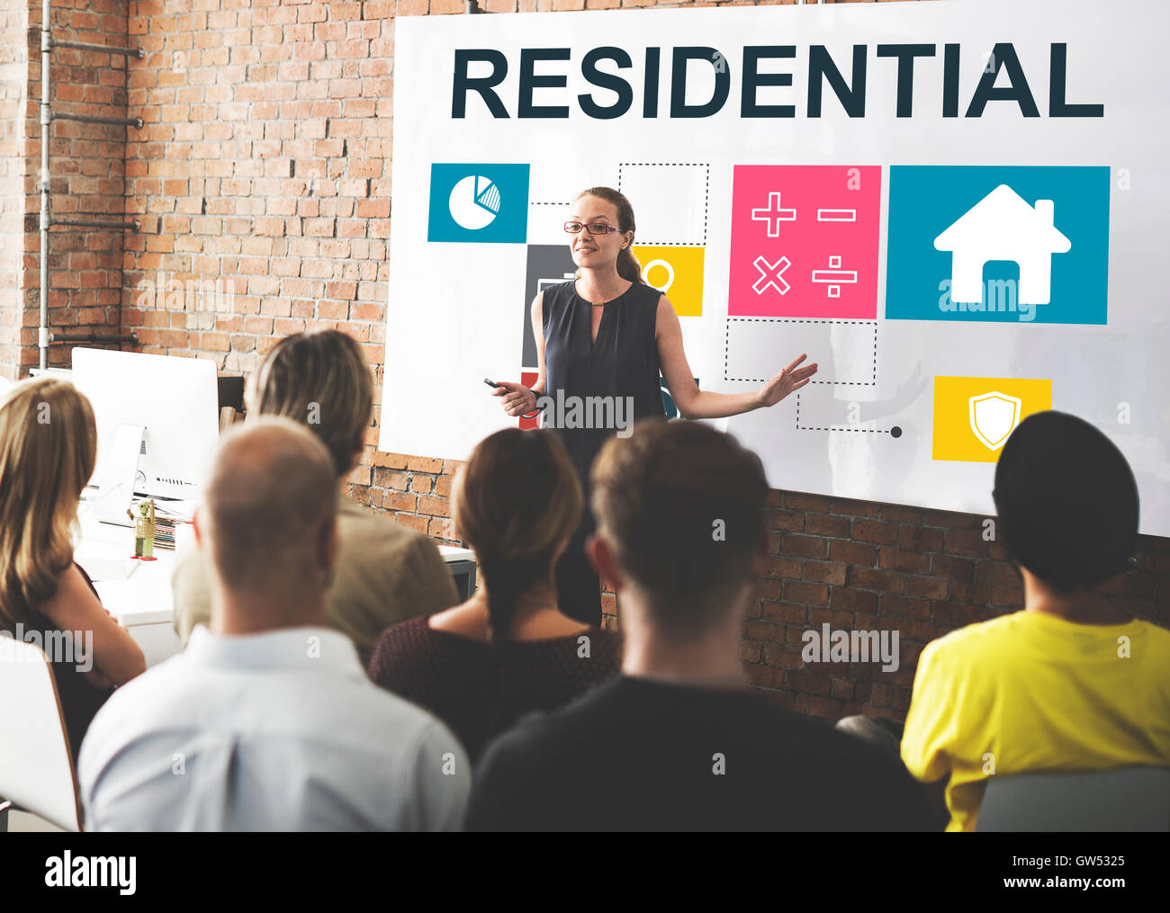 Residential Property Investment House Chart Concept Stock Photo - Alamy