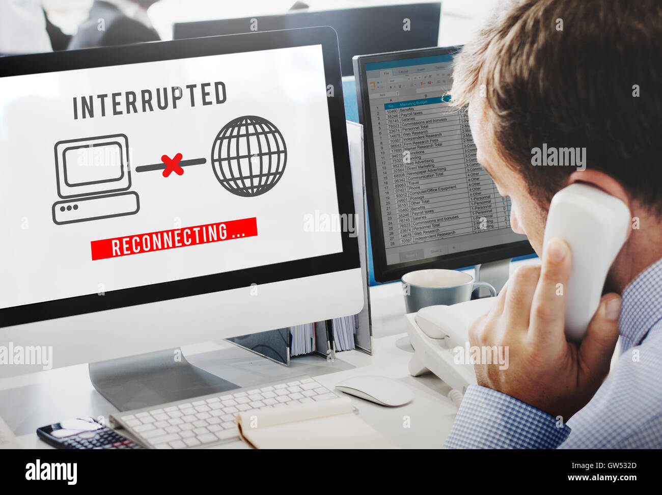 Interrupted Change Break Blocks Effect Fail Stop Concept Stock Photo ...