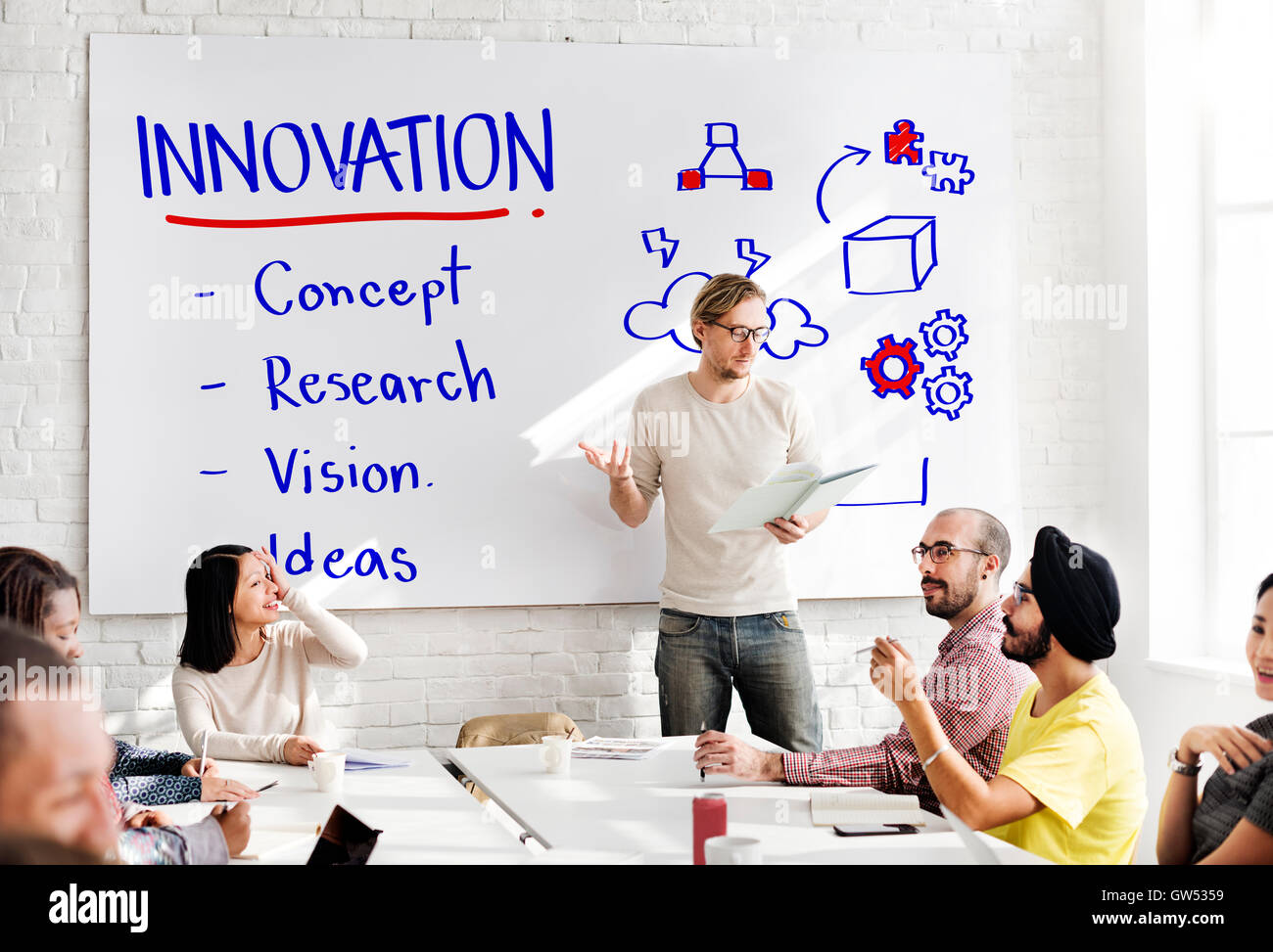Innovation Creativity Simplicity Style Design Concept Stock Photo - Alamy