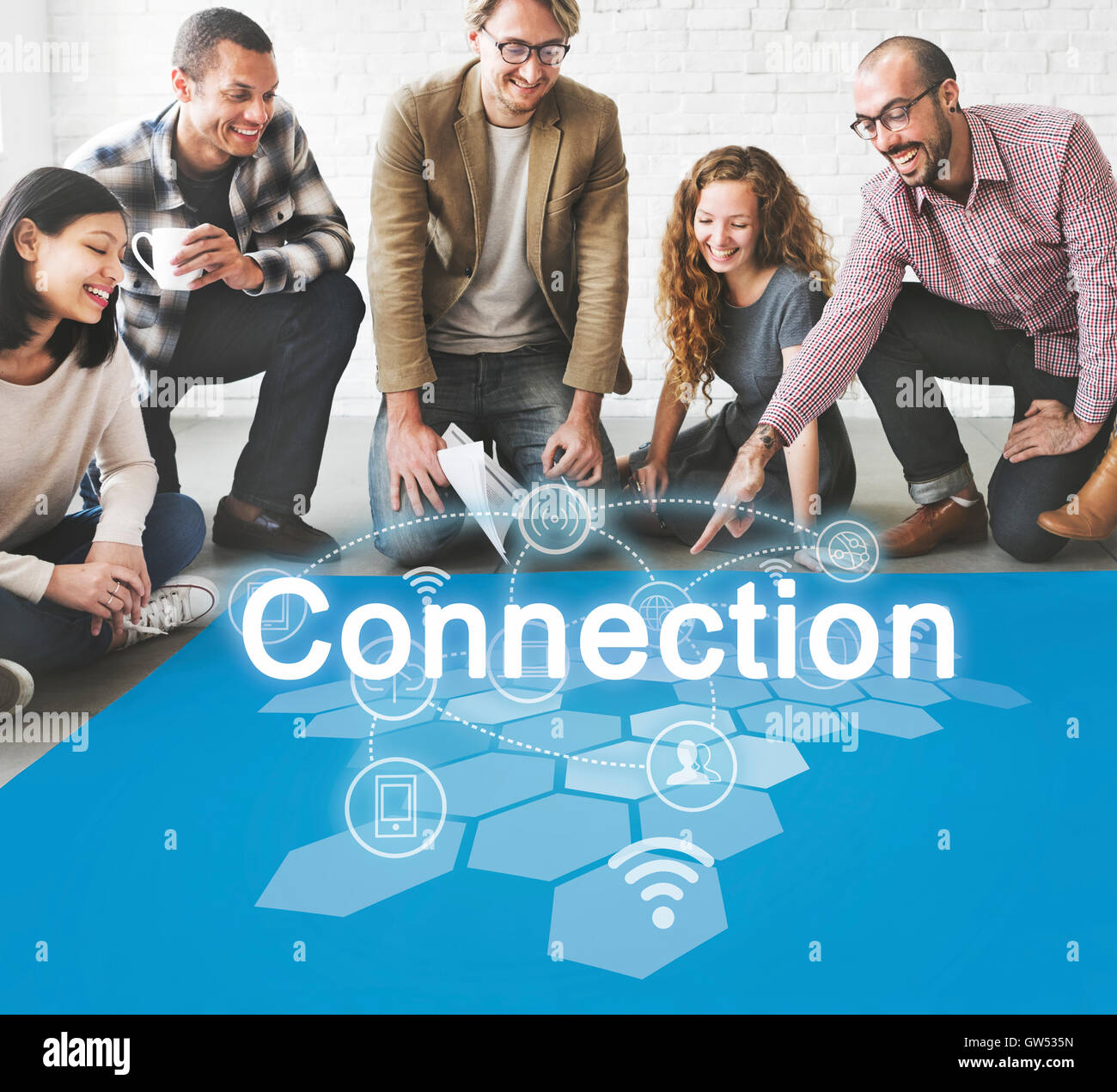Social Network Internet Connection Technology Concept Stock Photo - Alamy