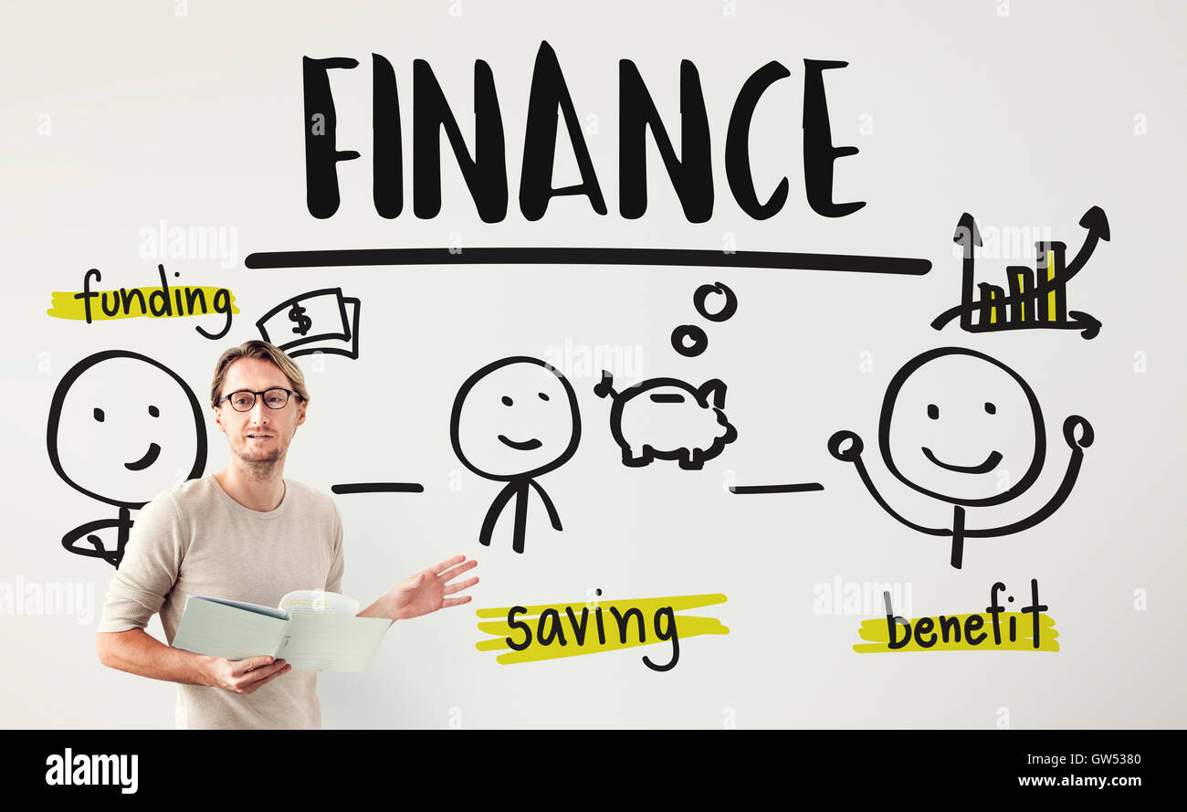 Finance Funding Savings People Graphic Concept Stock Photo - Alamy