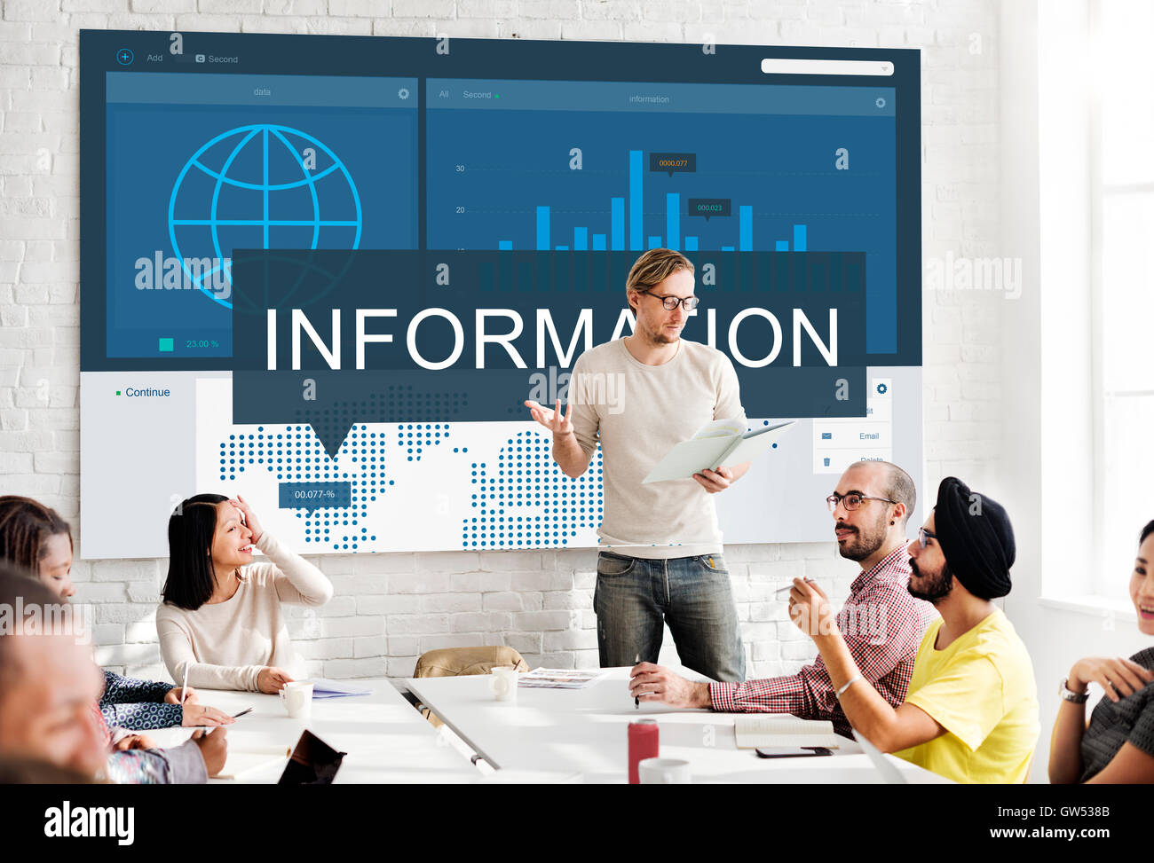 Information Data Details Facts Research Graphic Concept Stock Photo - Alamy