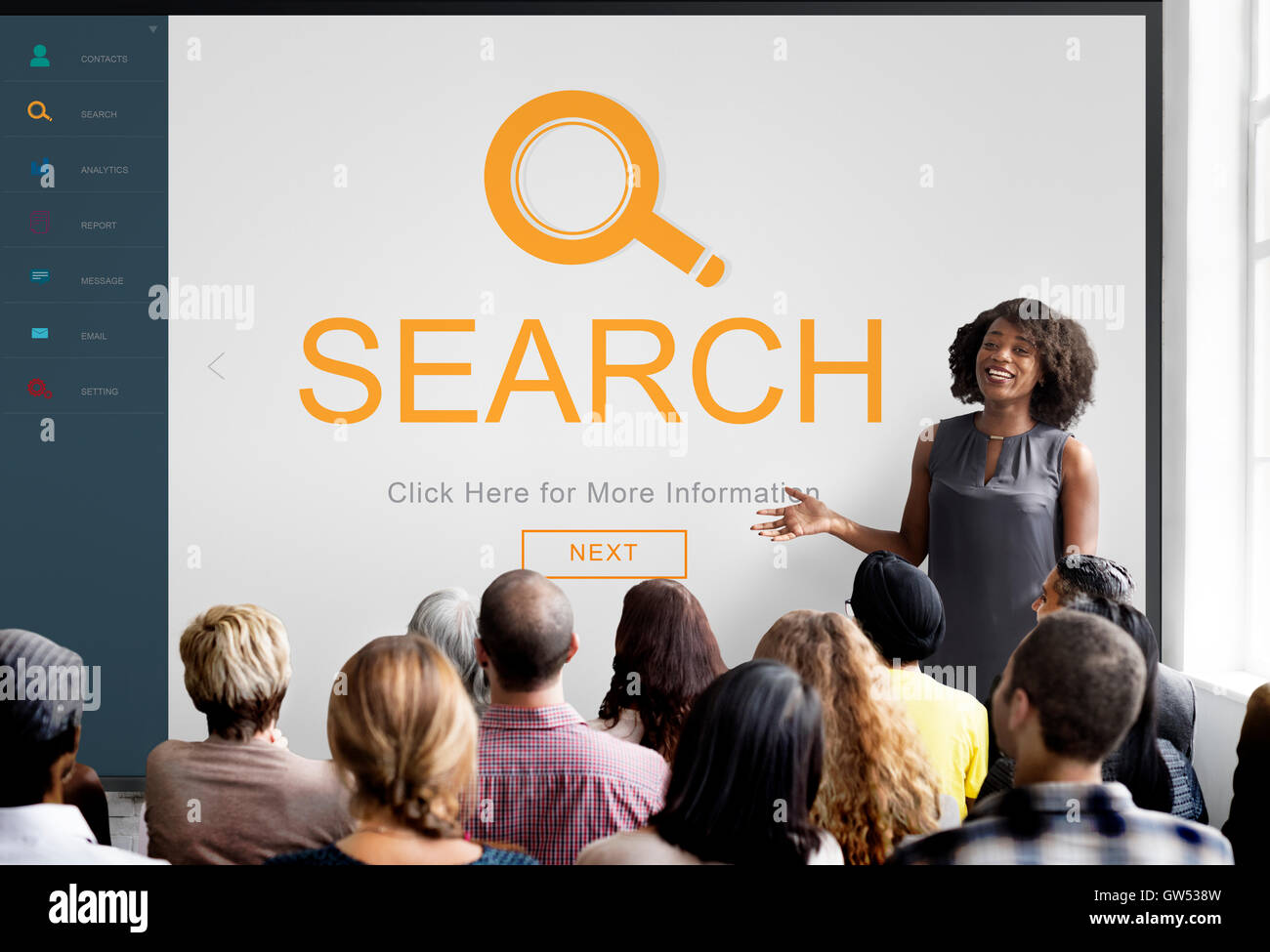 Search Magnifying Exploration Finding Browse Concept Stock Photo - Alamy