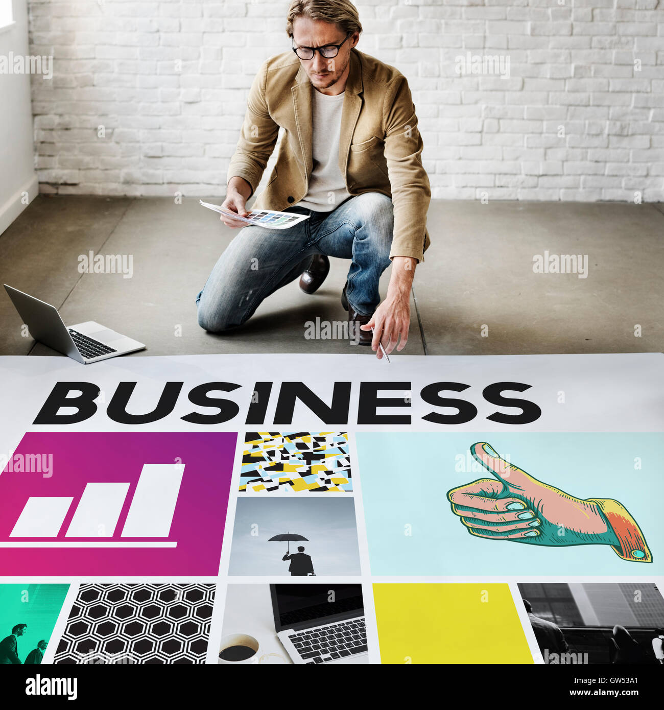 Business growth concept design hi-res stock photography and images - Alamy