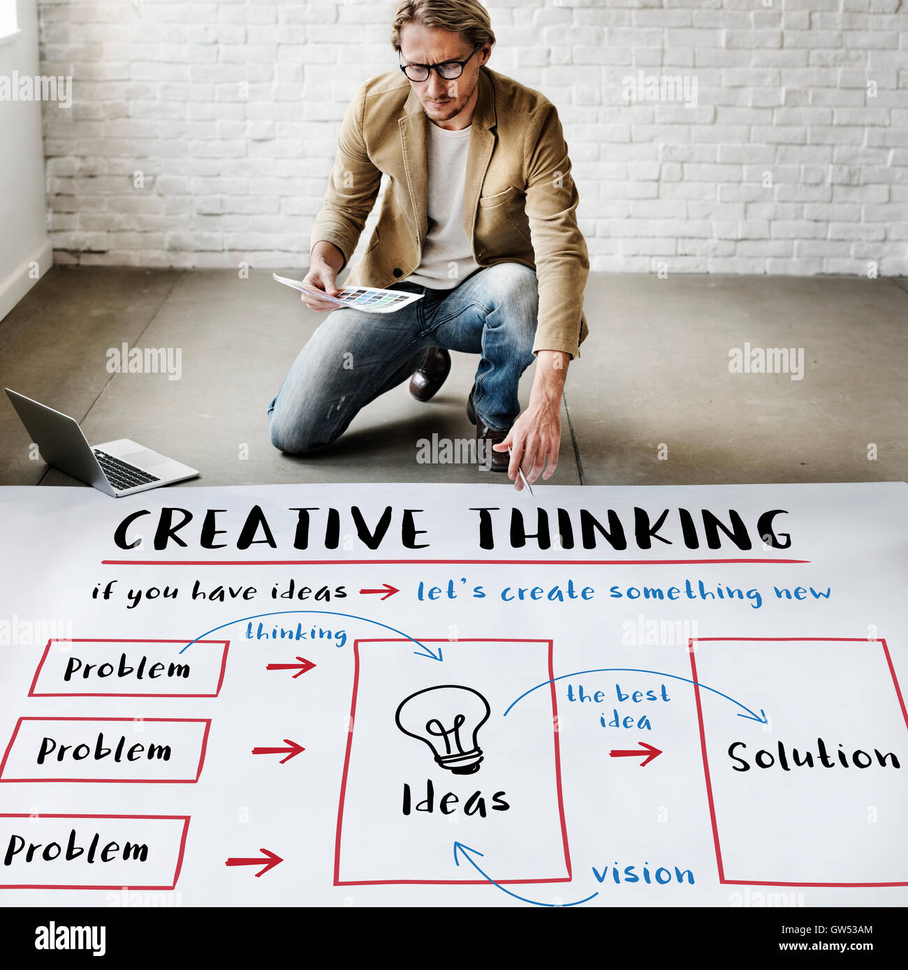 Creative Thinking Ideas Innovation Concept Stock Photo - Alamy
