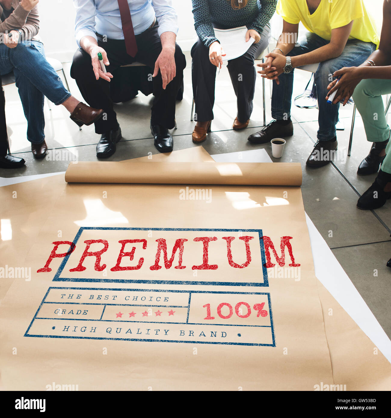 Premium Quality Value Worth Best Graphic Concept Stock Photo - Alamy