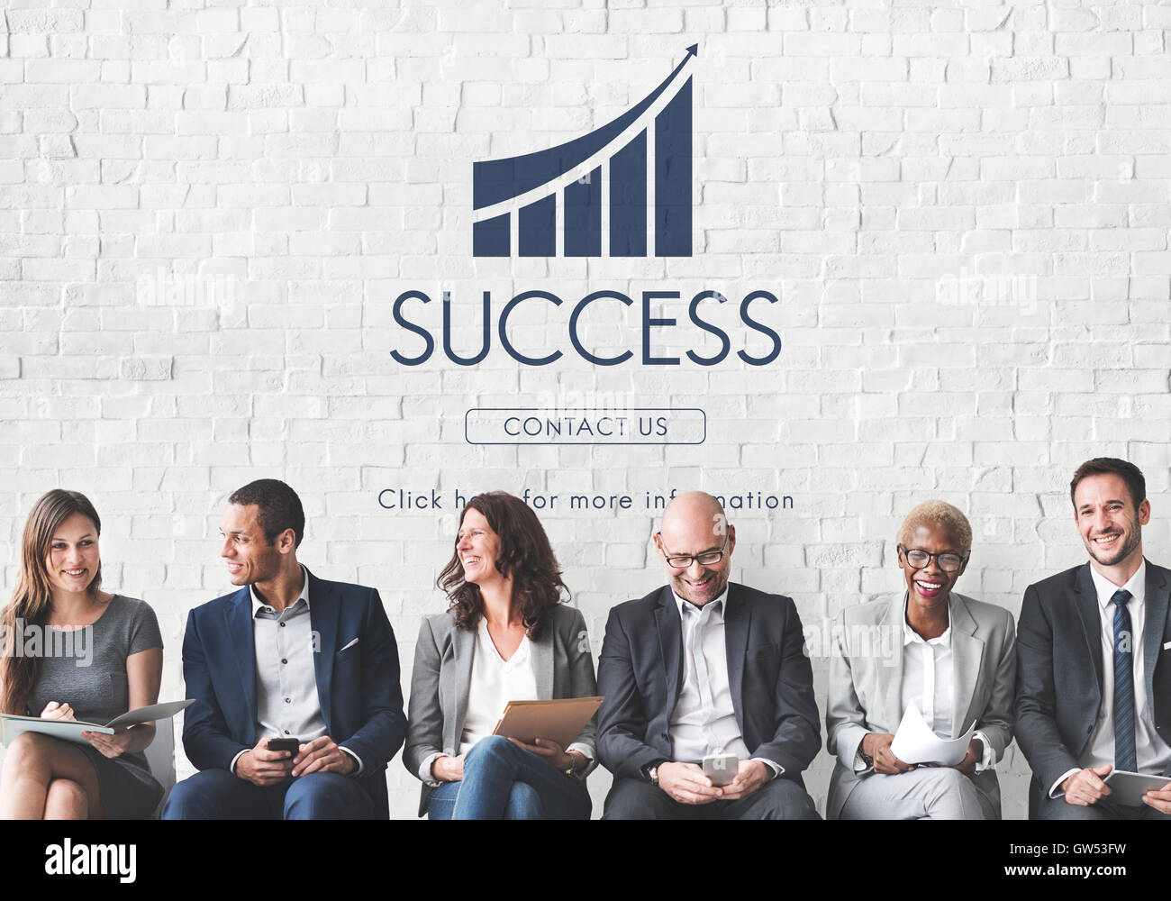 Business Success Report Graph Concept Stock Photo - Alamy