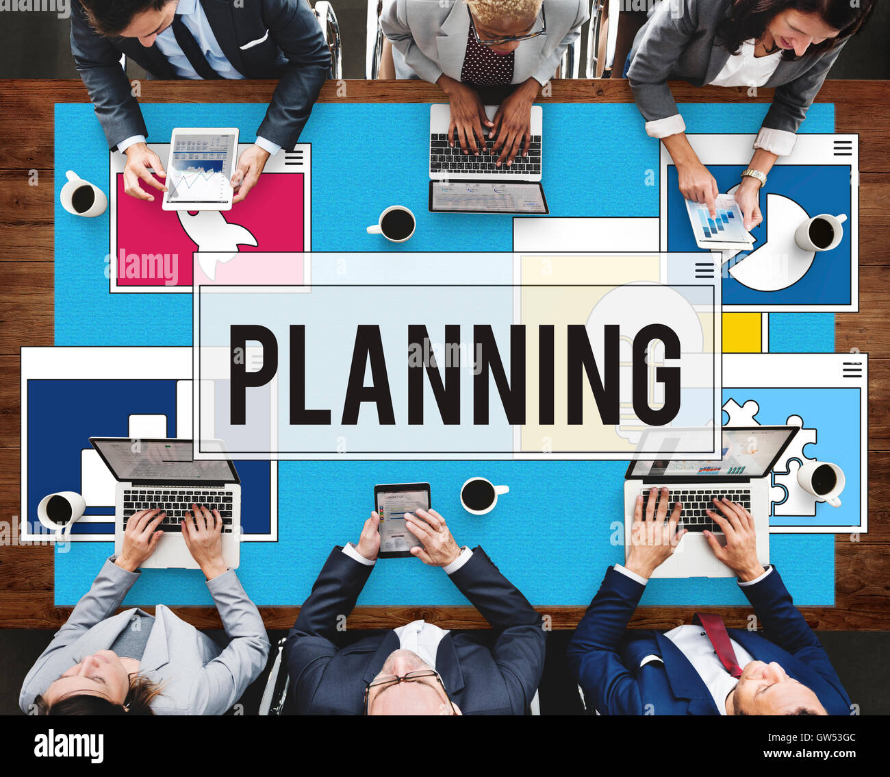 Business Working Analysis Planning Concept Stock Photo - Alamy
