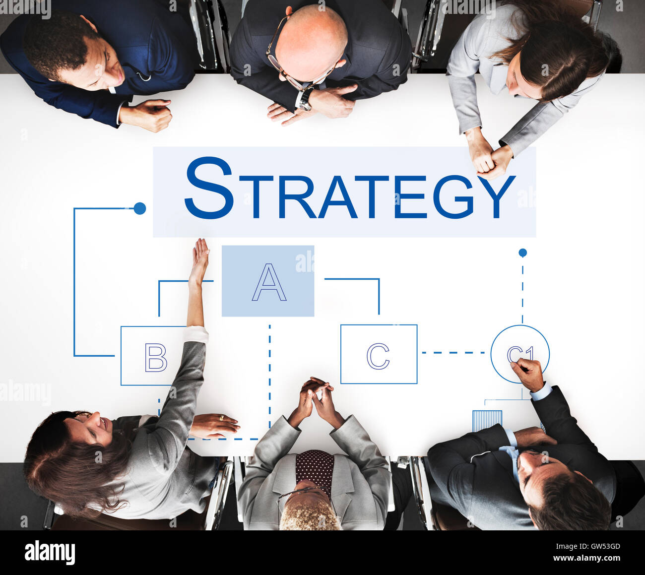 Business Analytics Workflow Process Project Concept Stock Photo - Alamy