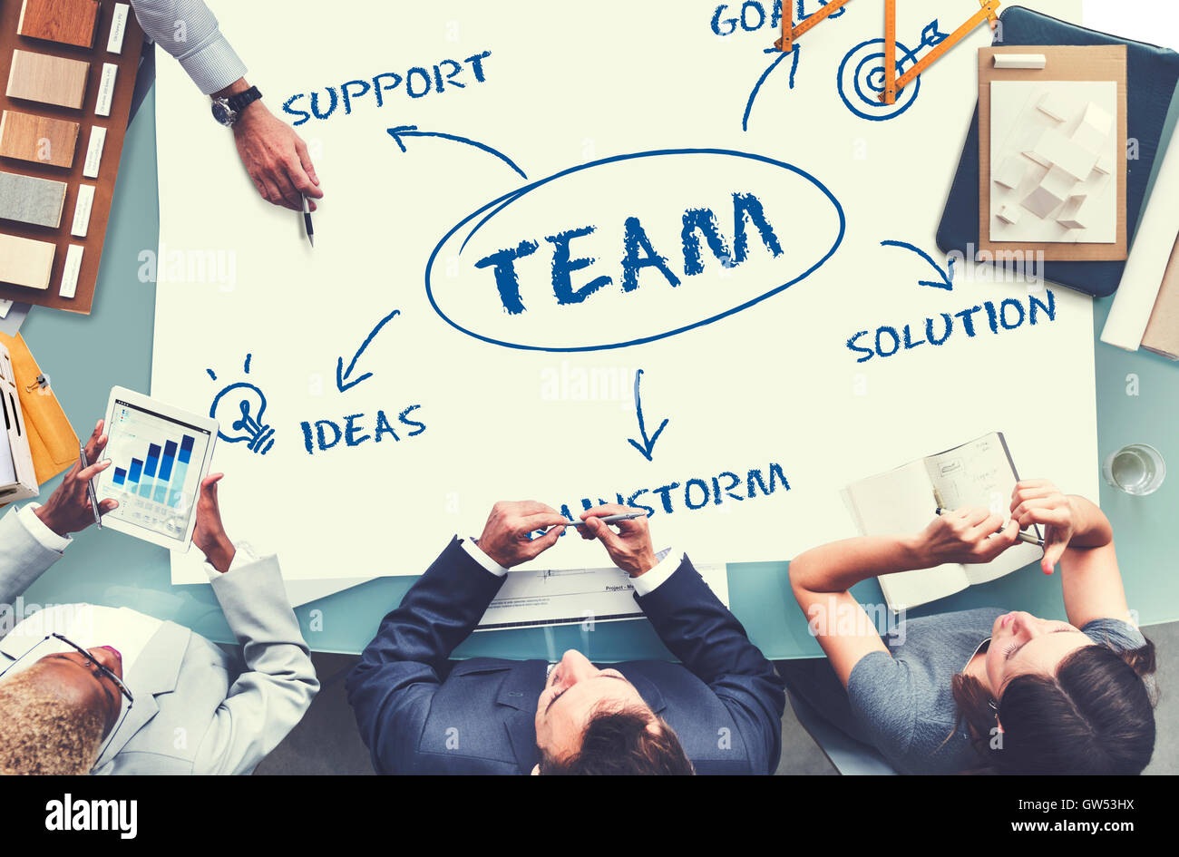 Mind map arrows hi-res stock photography and images - Alamy