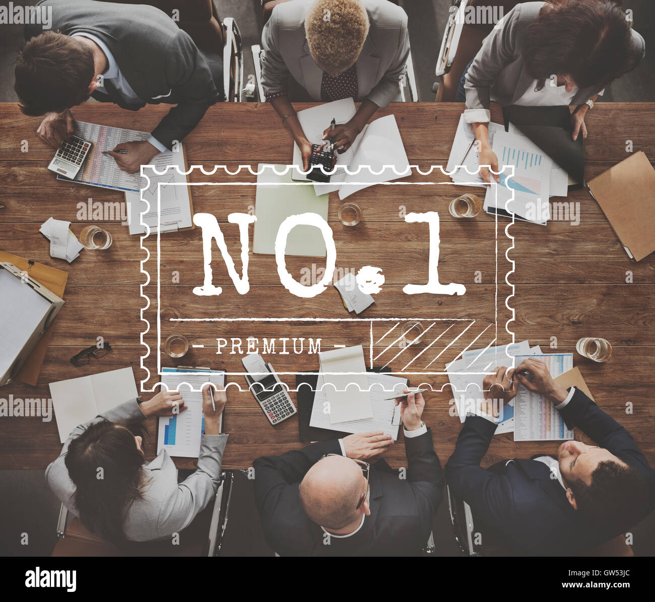 No.1 Product Certificate Sign Concept Stock Photo - Alamy