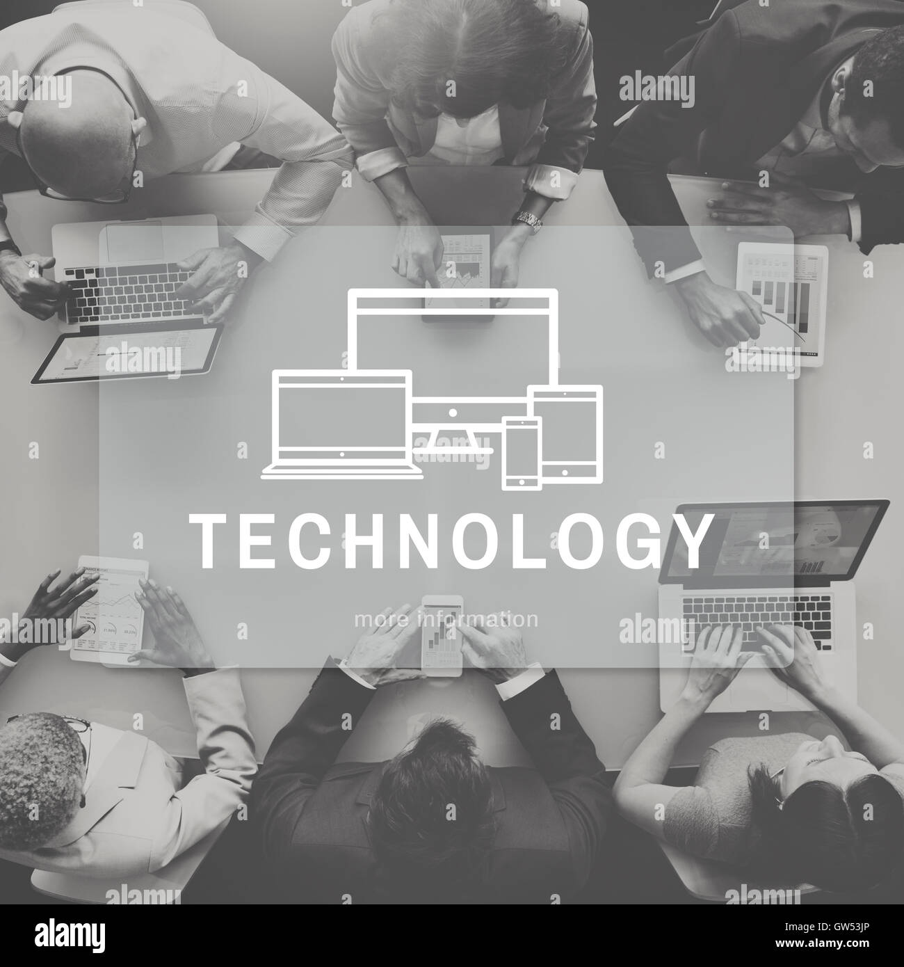 Technology Computer Phone Tablet Concept Stock Photo - Alamy