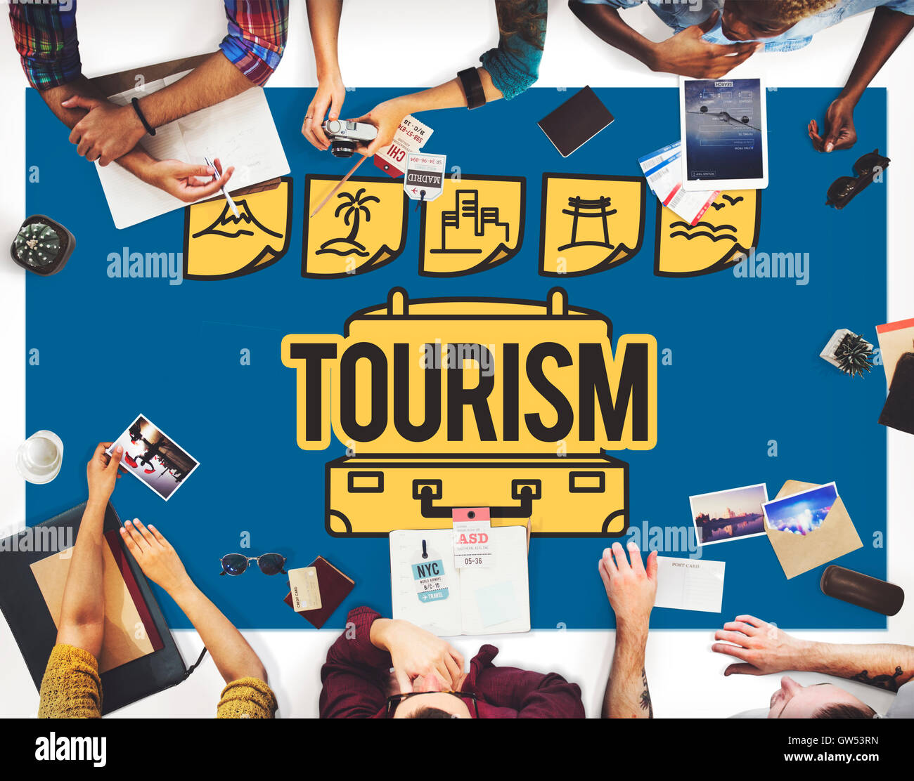 Tourism Travel Journey Trip Tour Concept Stock Photo - Alamy