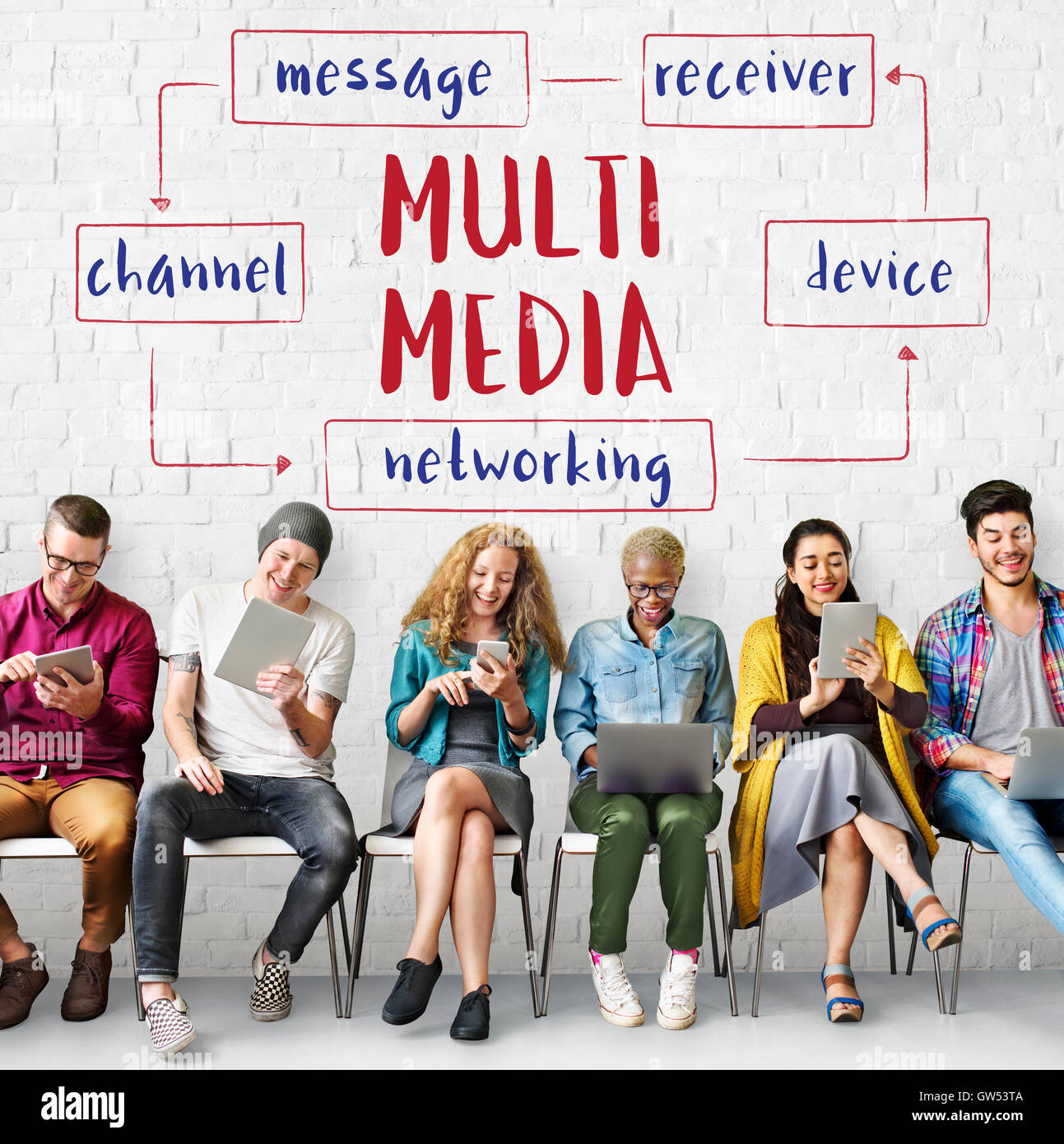 Social Media Online Connection Concept Stock Photo - Alamy