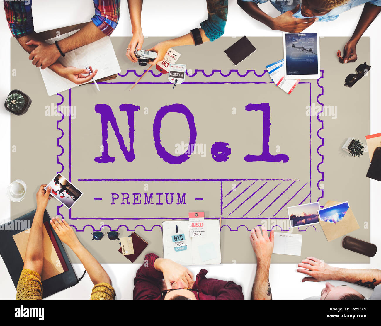 No.1 Product Certificate Sign Concept Stock Photo - Alamy