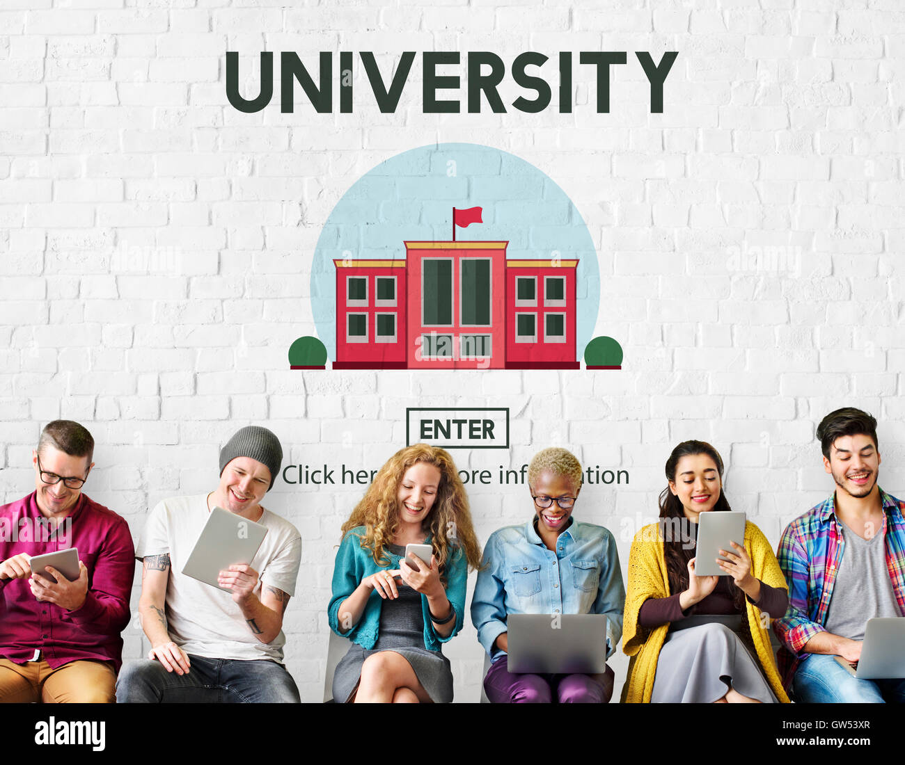 University Campus Education Knowledge School Concept Stock Photo - Alamy