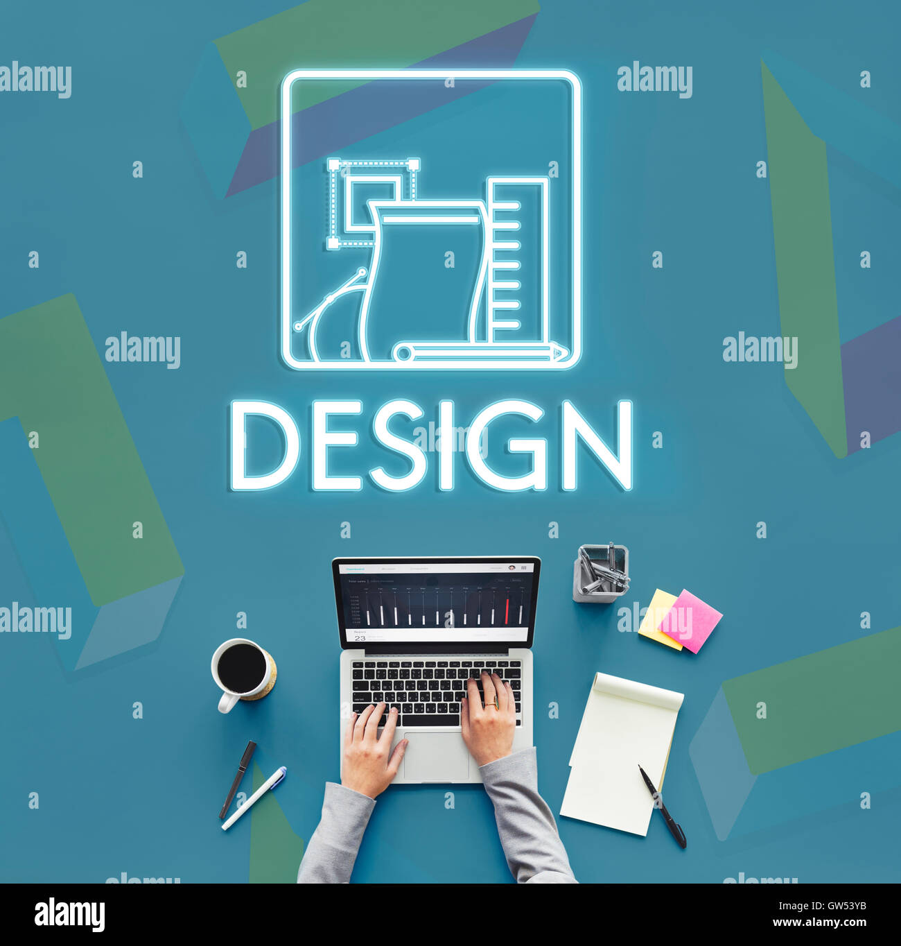 Design Creative Ideas Model Sketch Draft Concept Stock Photo - Alamy