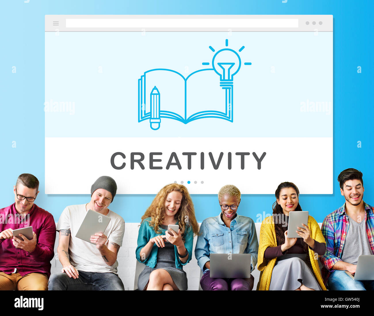 Creativity Ideas Education Knowledge Connection Technology Concept ...
