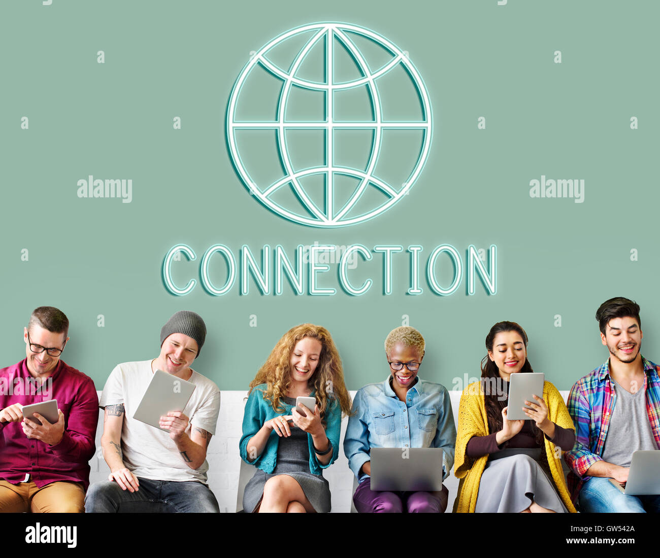 Global Worldwide Connection World International Concept Stock Photo - Alamy