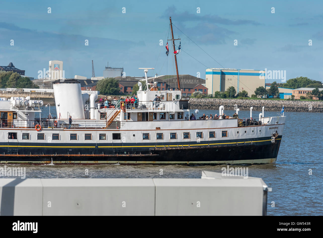 The motor vessel Balmoral. mini cruise ship River Mersey Merseyside ...