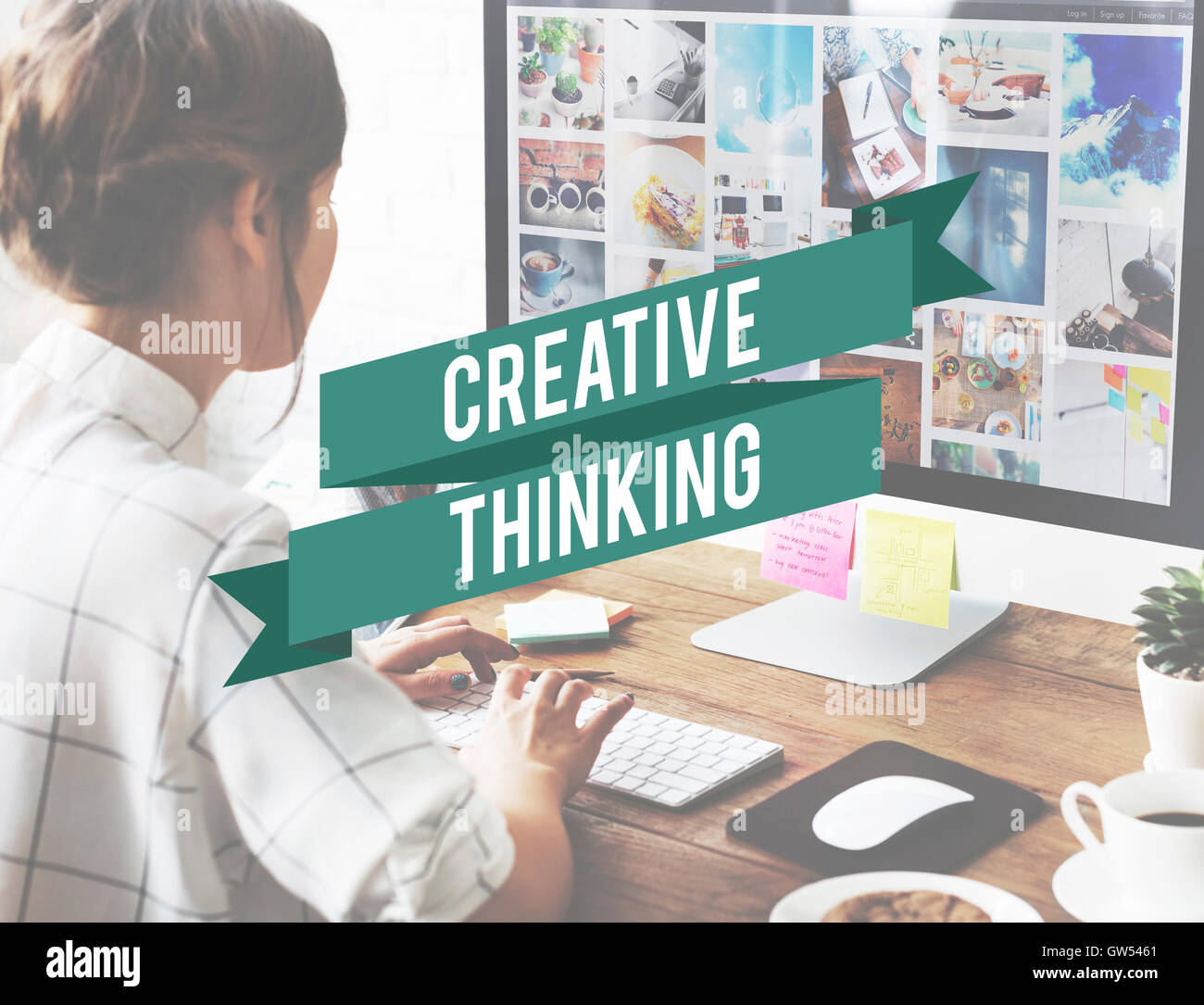 Blog Creativity Graphic Design Deadline Concept Stock Photo - Alamy